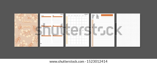 Set Minimalistic Planners 2020 Floral Cover Stock Vector Royalty Free set-minimalistic-planners-2020-floral-cover-stock-vector-royalty-free