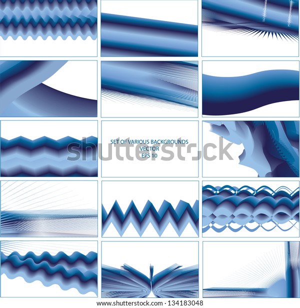 Set Modern Background Designs Place Your Stock Vector (Royalty Free ...