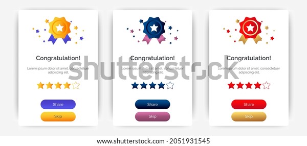 2,644 Congratulations Ui Images, Stock Photos & Vectors | Shutterstock