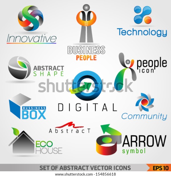 Set of modern icons. Graphic Design Editable For Your Design.