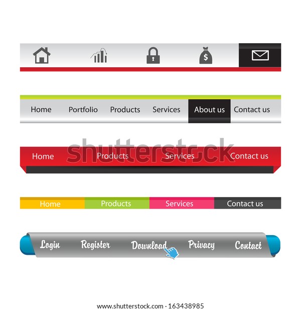 Set Modern Original Style Search Banners Stock Vector (Royalty Free ...