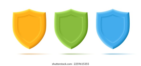 Shield 3D image.ai Royalty Free Stock SVG Vector
