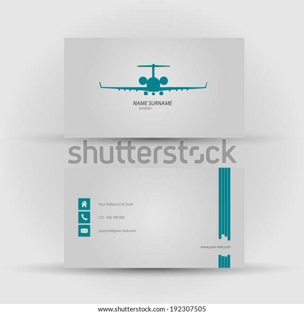 7,336 Aviation Business Card Images, Stock Photos & Vectors | Shutterstock
