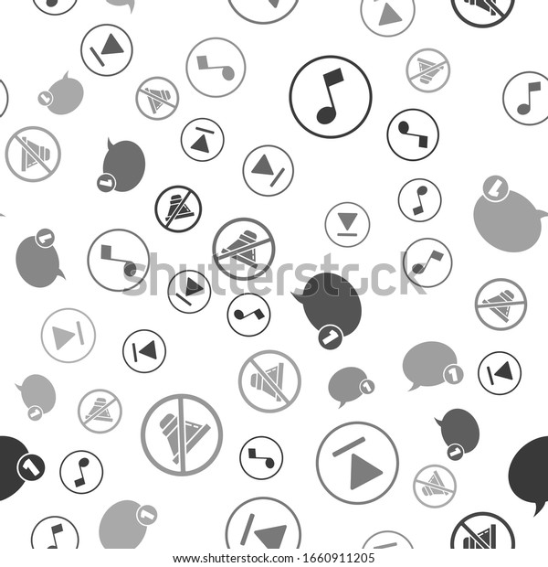 Set Music Note Tone Fast Forward Stock Vector (Royalty Free) 1660911205 ...