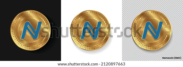 Set Namecoin Nmc Crypto Currency Logo Stock Vector (Royalty Free ...