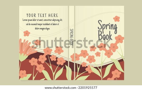 Set Nature Book Cover Designs Hand Stock Vector (Royalty Free ...