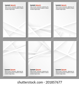 Set Neutral Business Cards Vector Stock Vector (Royalty Free) 201857677 ...