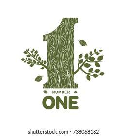 Set Number One Logo Templates Two Stock Vector (Royalty Free) 738068182 ...