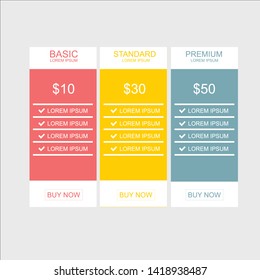 Set Offer Prices Ui Ux Vector Stock Vector (Royalty Free) 1418938487 ...