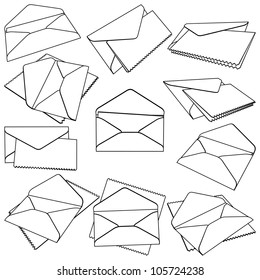 17,127 Open Envelope Outline Images, Stock Photos & Vectors | Shutterstock