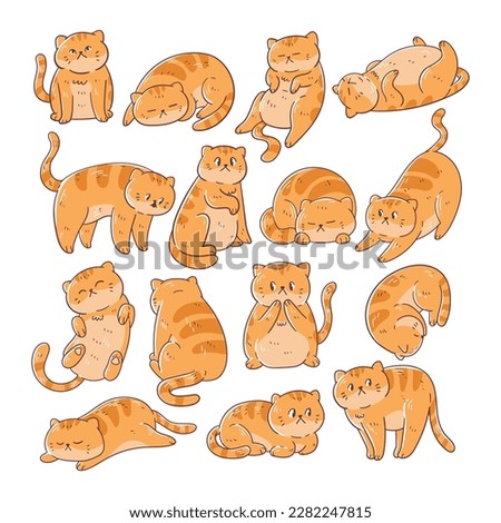 Orange Cat Clipart | Free download on ClipArtMag
