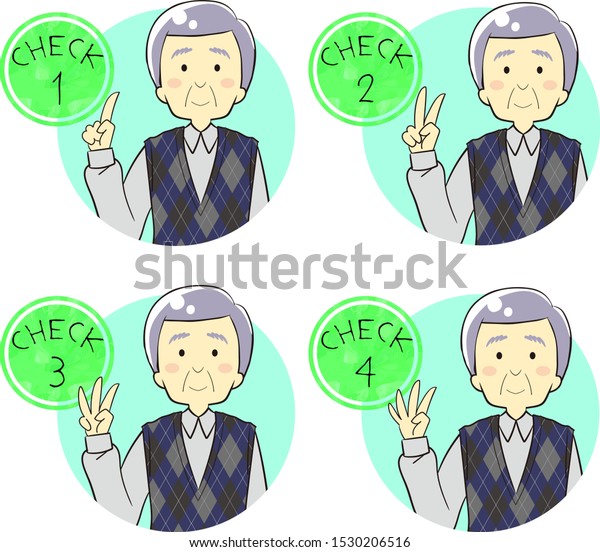 Set People Icons Representing Number Checkpoints 库存矢量图（免版税）1530206516 ...