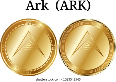 Set Physical Golden Coin Ark Ark Stock Vector (Royalty Free) 1023542545 ...