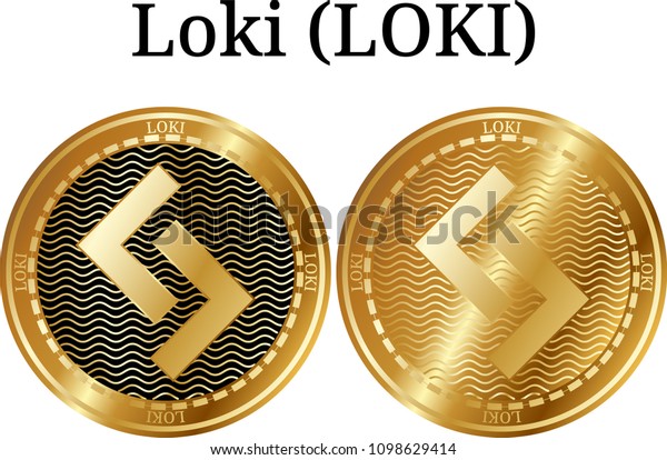 Set Physical Golden Coin Loki Loki Stock Vector (Royalty Free ...