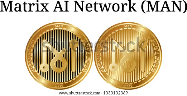 Set Physical Golden Coin Matrix Ai Stock Vector (Royalty Free ...