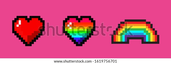 8 bit rainbow : 1 061 images, photos et images vectorielles de stock ...