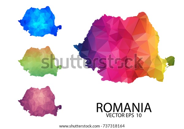 Set Polygonal Map Blank On White: เวกเตอร์สต็อก (ปลอดค่าลิขสิทธิ์ ...
