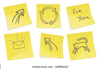 5,559 Post it note arrow Images, Stock Photos & Vectors | Shutterstock