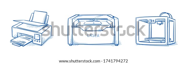 373 Copy Machine Doodle Stock Vectors, Images & Vector Art | Shutterstock