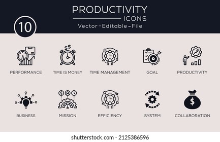 1,999 Productivity and time logo Images, Stock Photos & Vectors ...