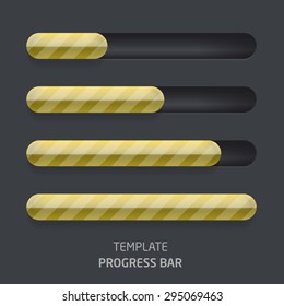 Set Progress Bars Glass Tube Stock Vector (Royalty Free) 295069463 ...