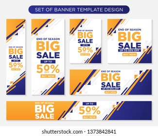Set Promotion Banner Template Design Modern: เวกเตอร์สต็อก (ปลอดค่า ...