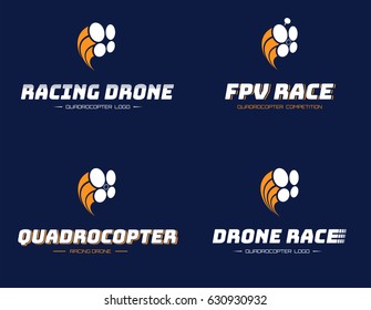 Racing Drone Logo Stock Vector (Royalty Free) 630930917 | Shutterstock