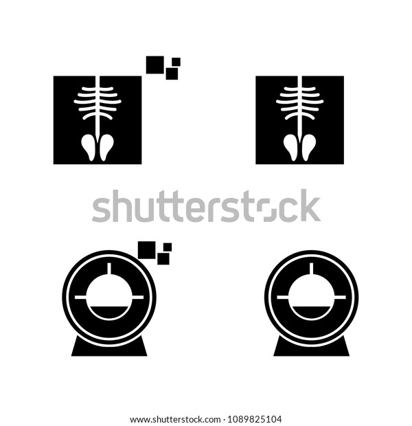 Set Radiology Icons: Stockvektorkép (jogdíjmentes) 1089825104 ...