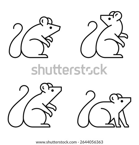 Rat Outline Drawing | Free download on ClipArtMag