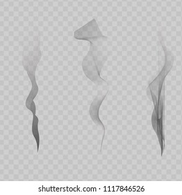 Set Realistic Smoke Illustration Gradient Mesh Stock Vector (Royalty ...
