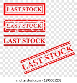Set Red Rubber Stamp Last Stock Stock Vector (Royalty Free) 1295055232 ...