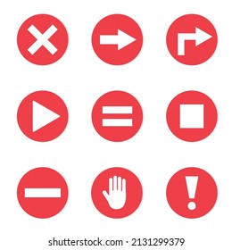19,011 Red pause Images, Stock Photos & Vectors | Shutterstock