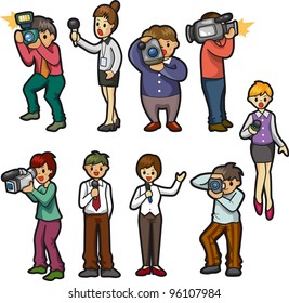 370 Tv news. a reporter doodle Images, Stock Photos & Vectors ...