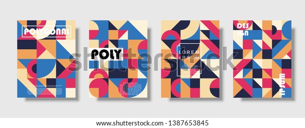Set Retro Covers Collection Cool Vintage Stock Vector (Royalty Free ...