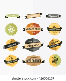 Set Stylish Design Elements Great Embellish Stock Vector (Royalty Free ...