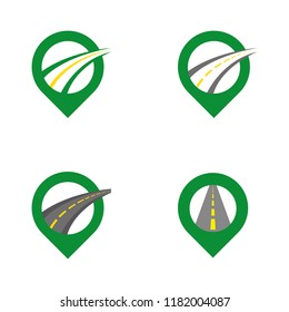Set Road Icons Stock Vector (Royalty Free) 1182004087 | Shutterstock