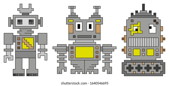 244 Wall robot graphic texture Images, Stock Photos & Vectors ...
