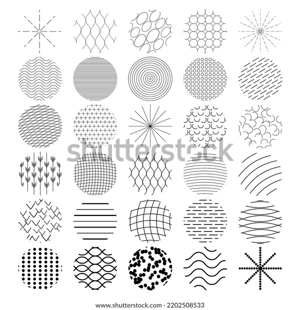 Set Round Figures Different Bays Elements Stock Vector (Royalty Free ...