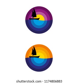 Set Sailing Icons Stock Vector (Royalty Free) 1174806883 | Shutterstock
