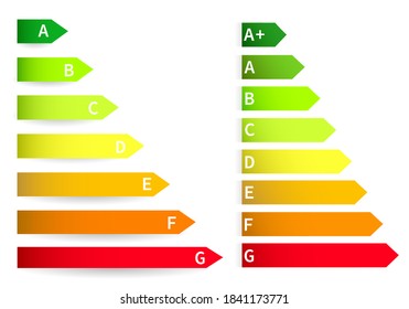 Eps10 Energy Classification Form Sticker Stock Vector (Royalty Free ...