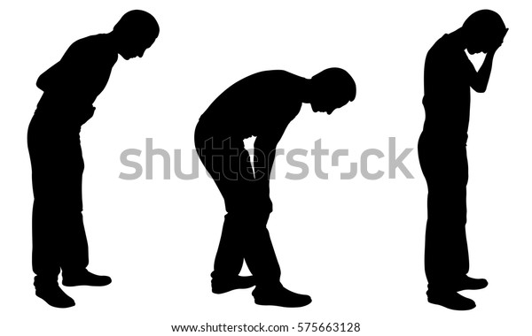 Set Sick People Isolated Stock Vector (Royalty Free) 575663128 ...