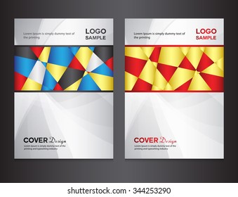 Set Silver Cover Design Template Vector Stock Vector (Royalty Free ...