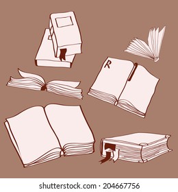 Old Book Vintage Vector Isolated Stock Vector (Royalty Free) 415476406