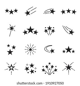 Set Star Icons Icons Web Apps Stock Vector (Royalty Free) 1910927050 ...