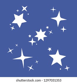 Set Stars Flat Style Stock Vector (Royalty Free) 1297031353 | Shutterstock