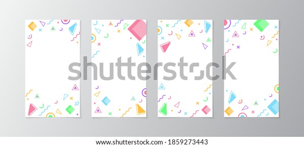Set Story Templatesvector Layout Design Backgrounds Stock Vector ...