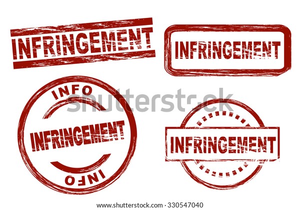 Set Stylized Red Stamps Showing Term Stock Vector (Royalty Free ...