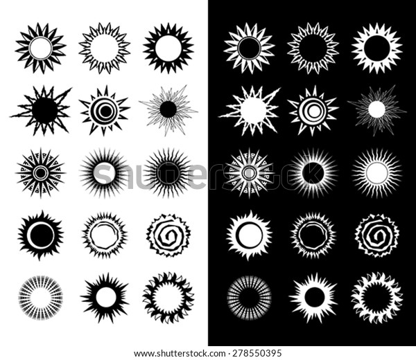 Set Stylized Vector Symbols Signs Design 库存矢量图（免版税）278550395 | Shutterstock
