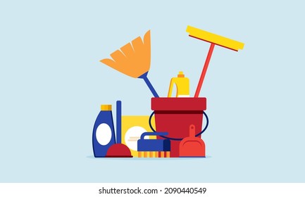 Set Surface Cleaning Equipment Logo Stock Vector (Royalty Free ...