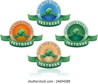 Set Symbols Template Place Text Stock Vector (Royalty Free) 24694288 ...